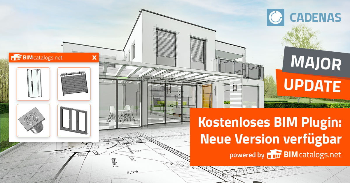 BIM Plugin: Neue Version für Allplan, Archicad, AutoCAD, AVEVA E3D Design, BricsCAD, Revit ...