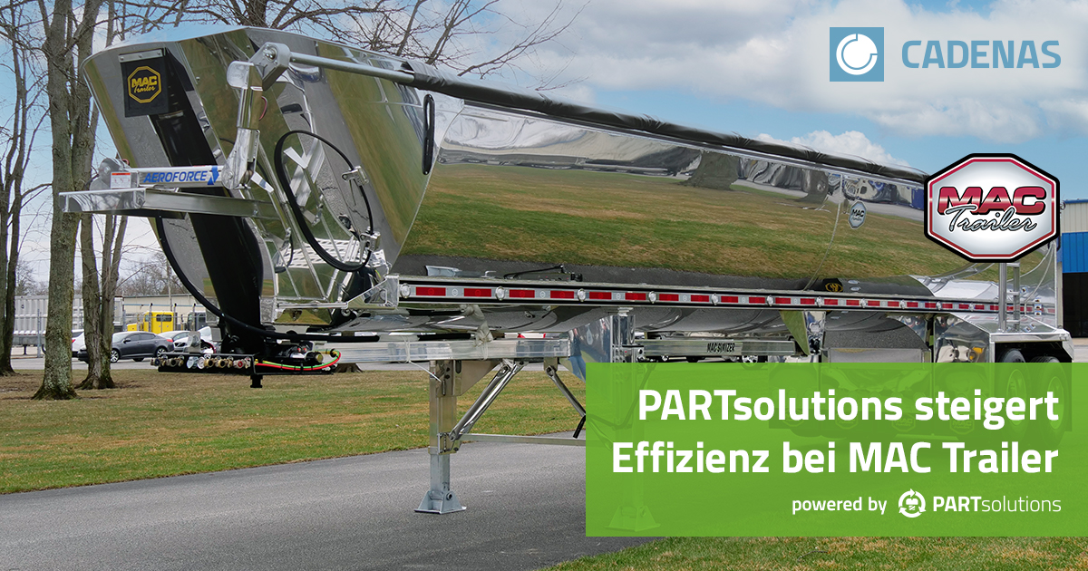 MAC Trailer verringert mit PARTsolutions redundante 3D Modelle um 77 %