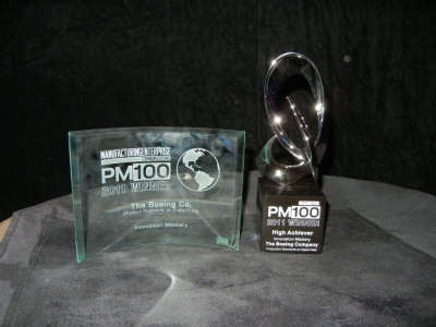 Boeing gewinnt den Award ‚Progressive Manufacturing 100‘ für die ...